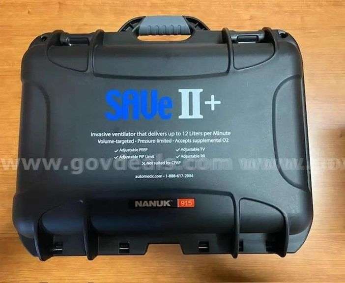 (18) AutoMedx Combat Medical SAVe II+ M50012 Ventilator Kits ...