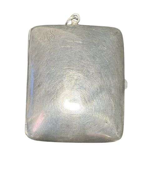 Marked Sterling Silver Vintage Coin Holder with Mirror [48.09g ...