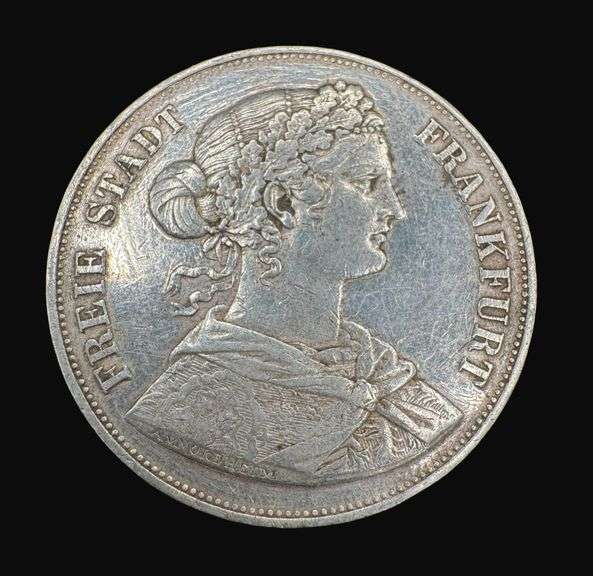 1861 Vereinsthaler Silver Coin - Auctionology LLC