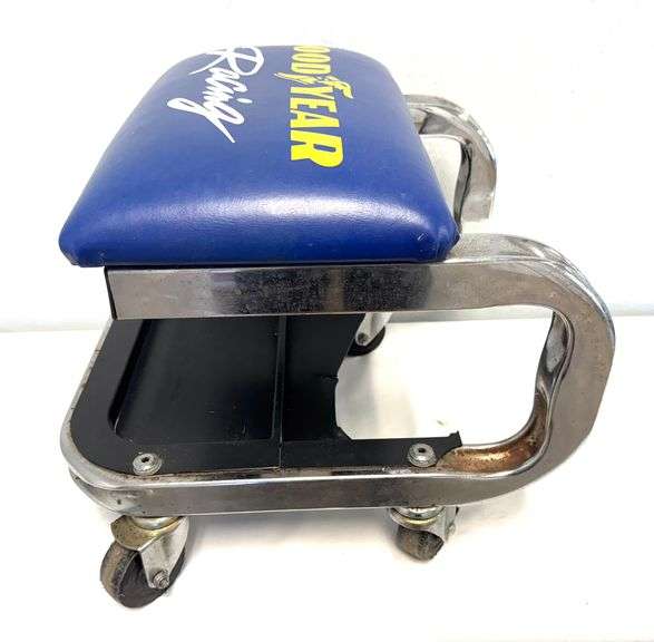 Goodyear Racing Heavy Duty Shop Seat / Stool - Auctionology LLC
