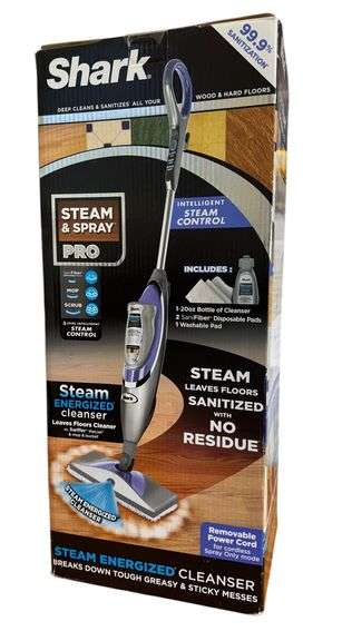 Shark Steam & Spray Pro Steamer Hard & Wood Floor Cleaner *New In Box ...