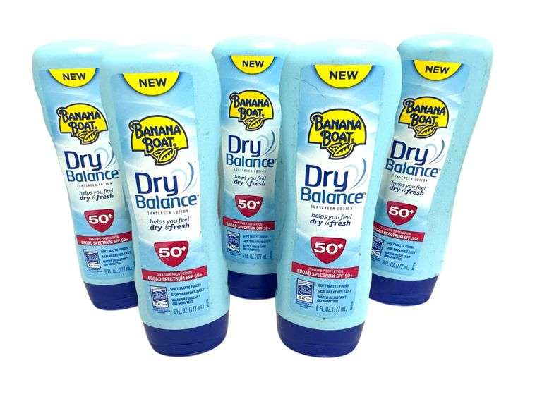 ( 5 Pack ) - Banana Boat Dry Balance Sunscreen Lotion SPF 50+ - 6 Fl ...