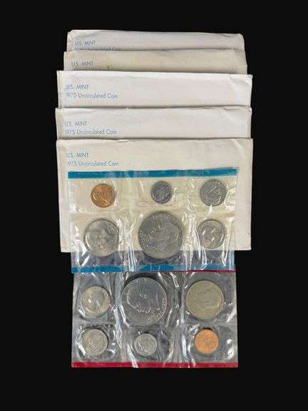 1975 U.S. Mint Uncirculated Coin Sets - Auctionology LLC