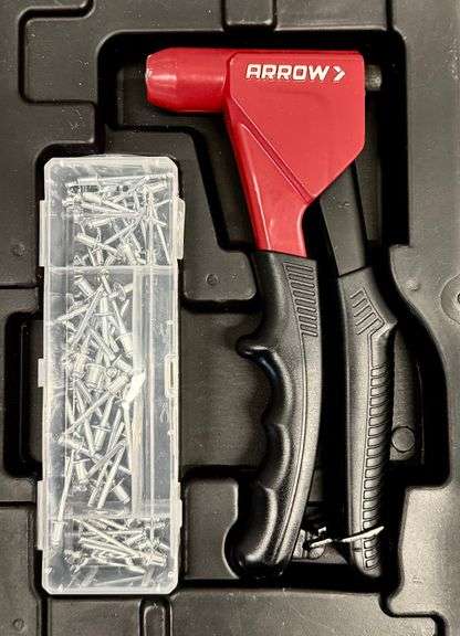 Arrow RT200MKIT Headless One-Handed Rivet Tool Kit, Manual Riveter Set ...
