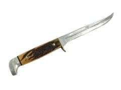 Vintage CASE Stag Handled Fillet Knife - Auctionology LLC