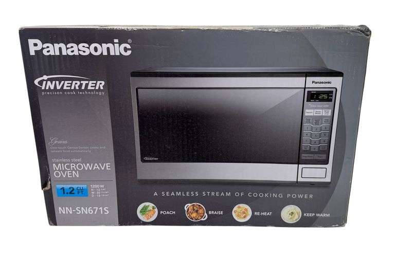 Panasonic Microwave Oven with Inverter Cooking Technology ...