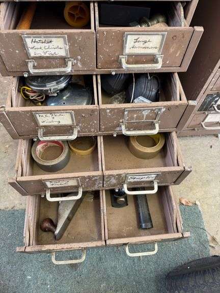 Vintage General Fireproofing Company Industrial Storage Cabinet with ...