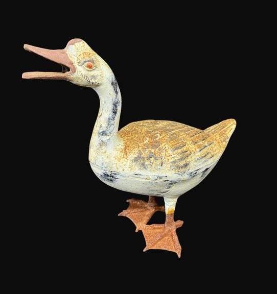 Vintage Cast Iron Goose - Auctionology LLC