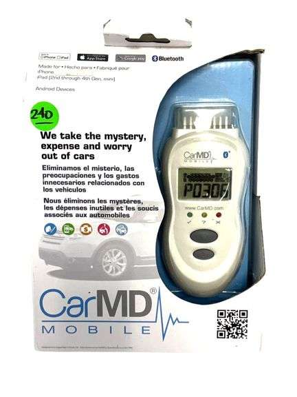 CarMD 2150 Bluetooth Code Reader for iOS and Android with Coverage for ...