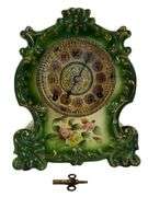 Antique Gilbert 438 Porcelain Case Clock - Auctionology LLC