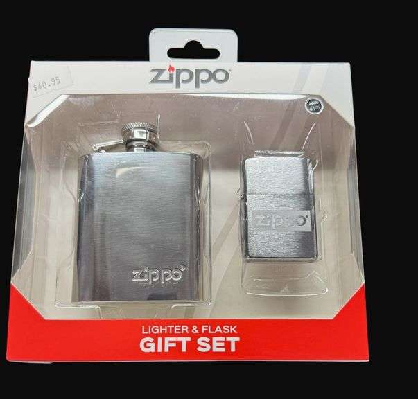 Zippo Lighter and Flask Gift Sets - Auctionology LLC